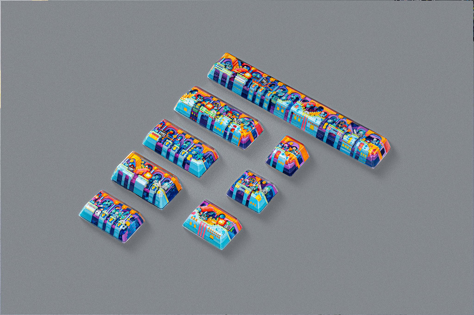 [GB] 8-Bit Series – Gaismas Kingdom Artisan Keycaps